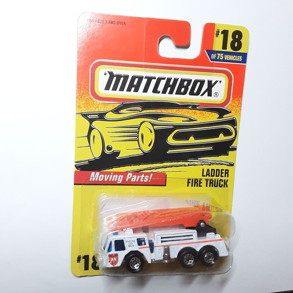 MATCHBOX | Toys | Matchbox Ladder Fire Truck Moving Parts 875 New ...